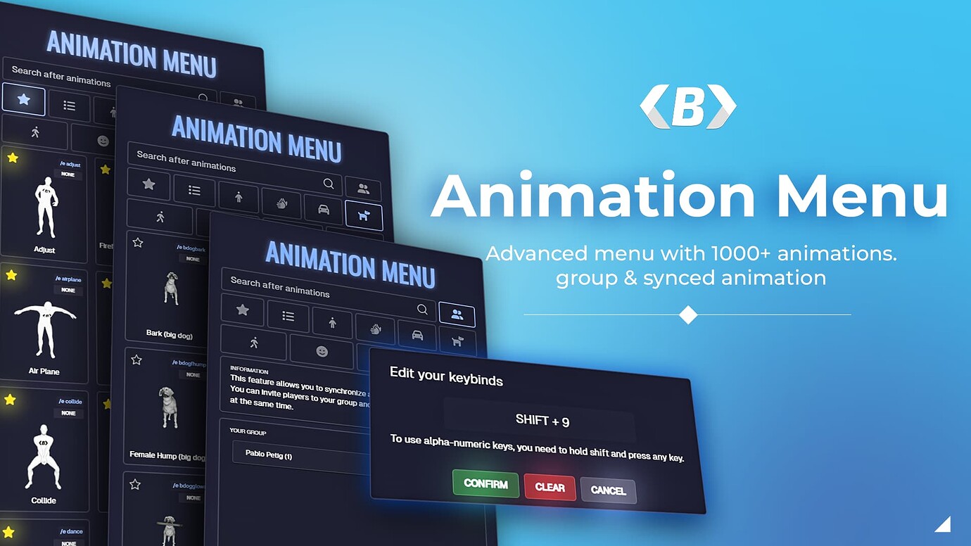 [PAID][STANDALONE] Bablo Animation Menu 2.0 - FiveM Releases - Cfx.re ...