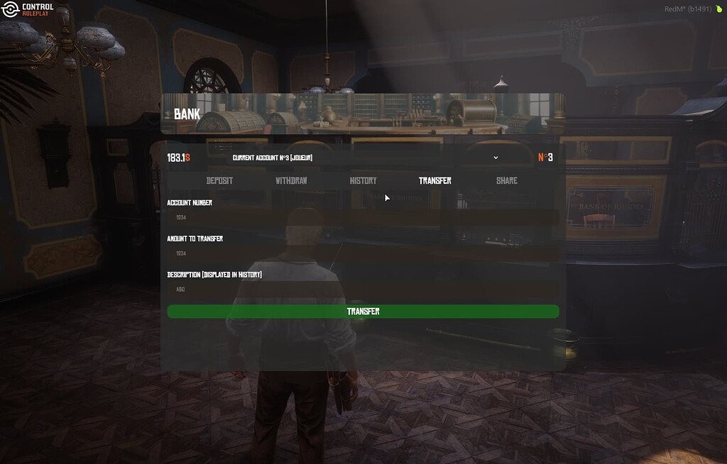 [PAID][VORP] Enhanced Bank System - RedM Releases - Cfx.re Community