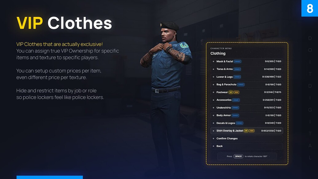 Complete Clothing And Character Appearance System [Standalone][PAID ...