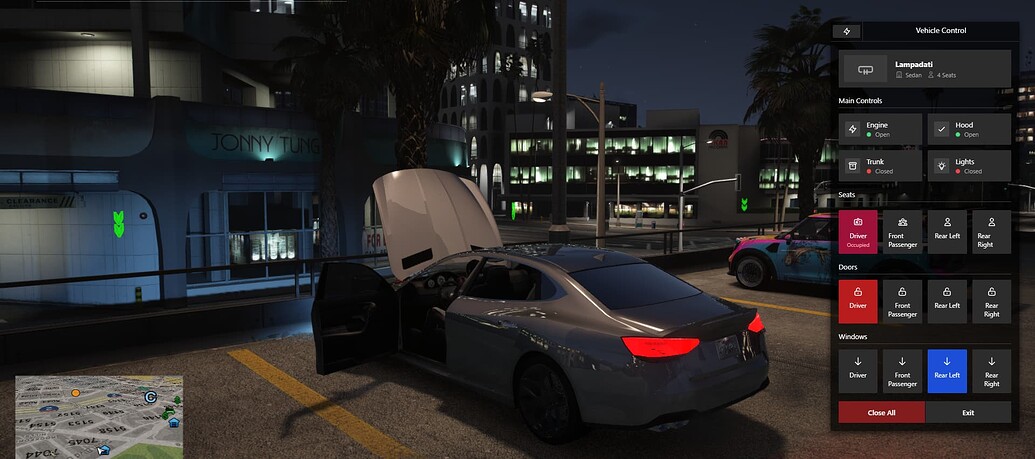 Car Control UI, clean UI - FiveM Releases - Cfx.re Community