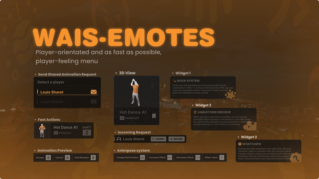 New emote menu [standalone/ animpose / previewpose / 3d view ... New emote menu [standalone/ animpose / previewpose / 3d view ...