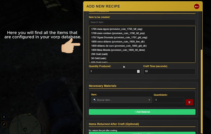 Farpax Craft Book - Advanced Crafting System for RedM/FiveM - RedM ...