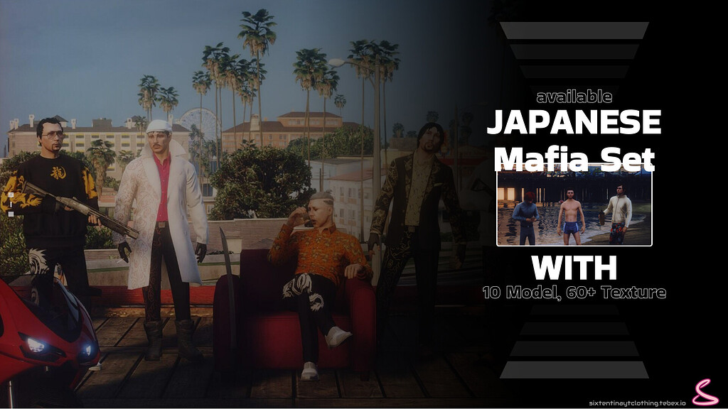 Japanese Mafia Cloth Pack [Open Source][Updated][35%off] - FiveM Releases - Cfx.re Community