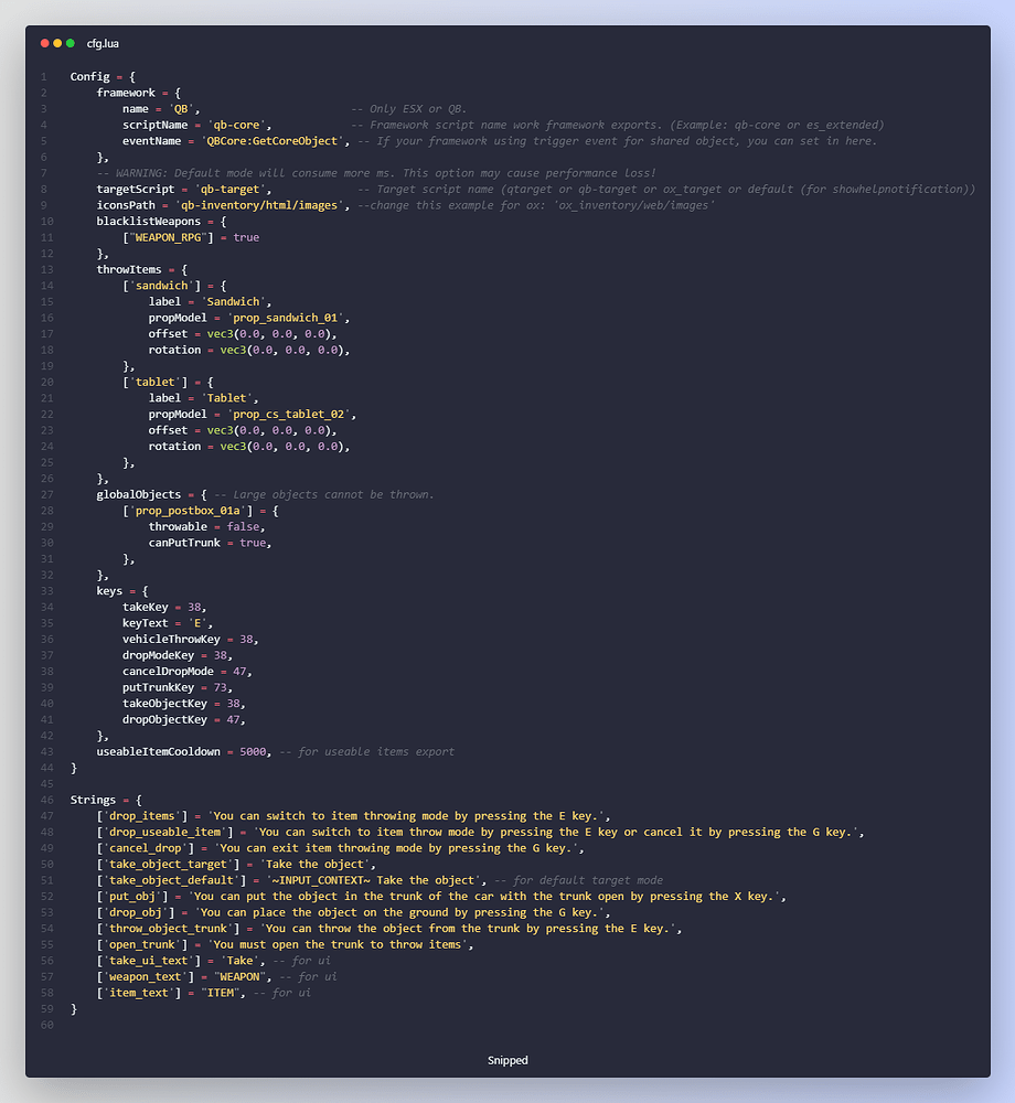 [ESX][QB] Throw Everything [item, weapon, object] - FiveM Releases - Cfx.re Community