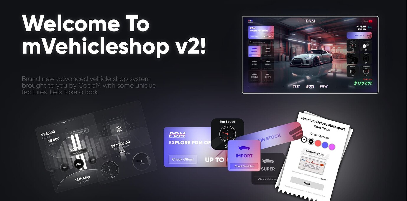 CodeM mVehicleshop v2 With Boss And Admin Menu - FiveM Releases - Cfx ...
