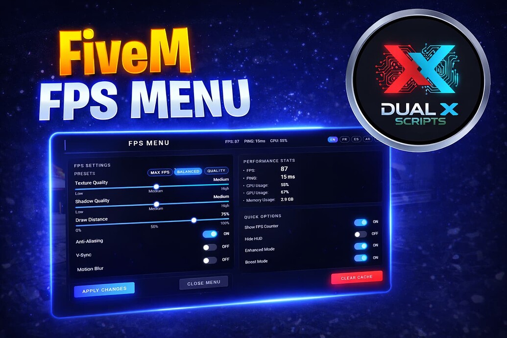 Advance Fps Menu - FiveM Releases - Cfx.re Community