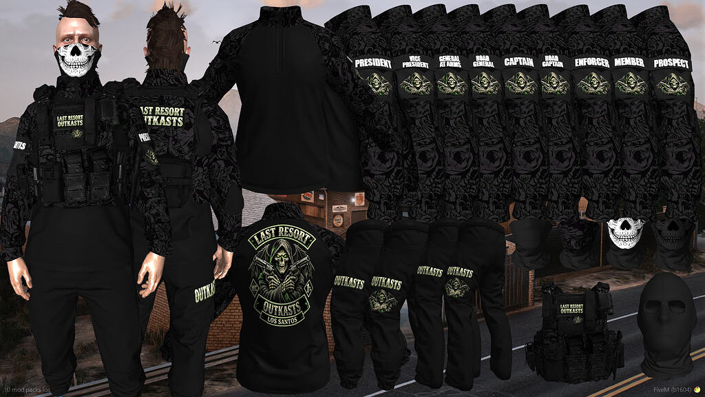 Outkasts Strike Team Uniform For Male and Female [On Sale] - FiveM ...