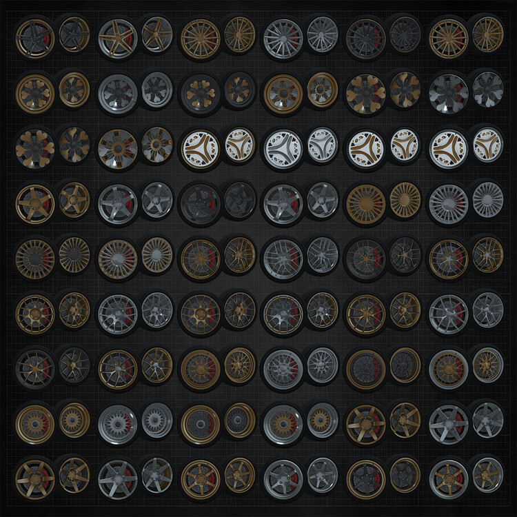 [PAID] Generic Wheel Pack – 106 Wheels, 424 Variations - FiveM Releases ...