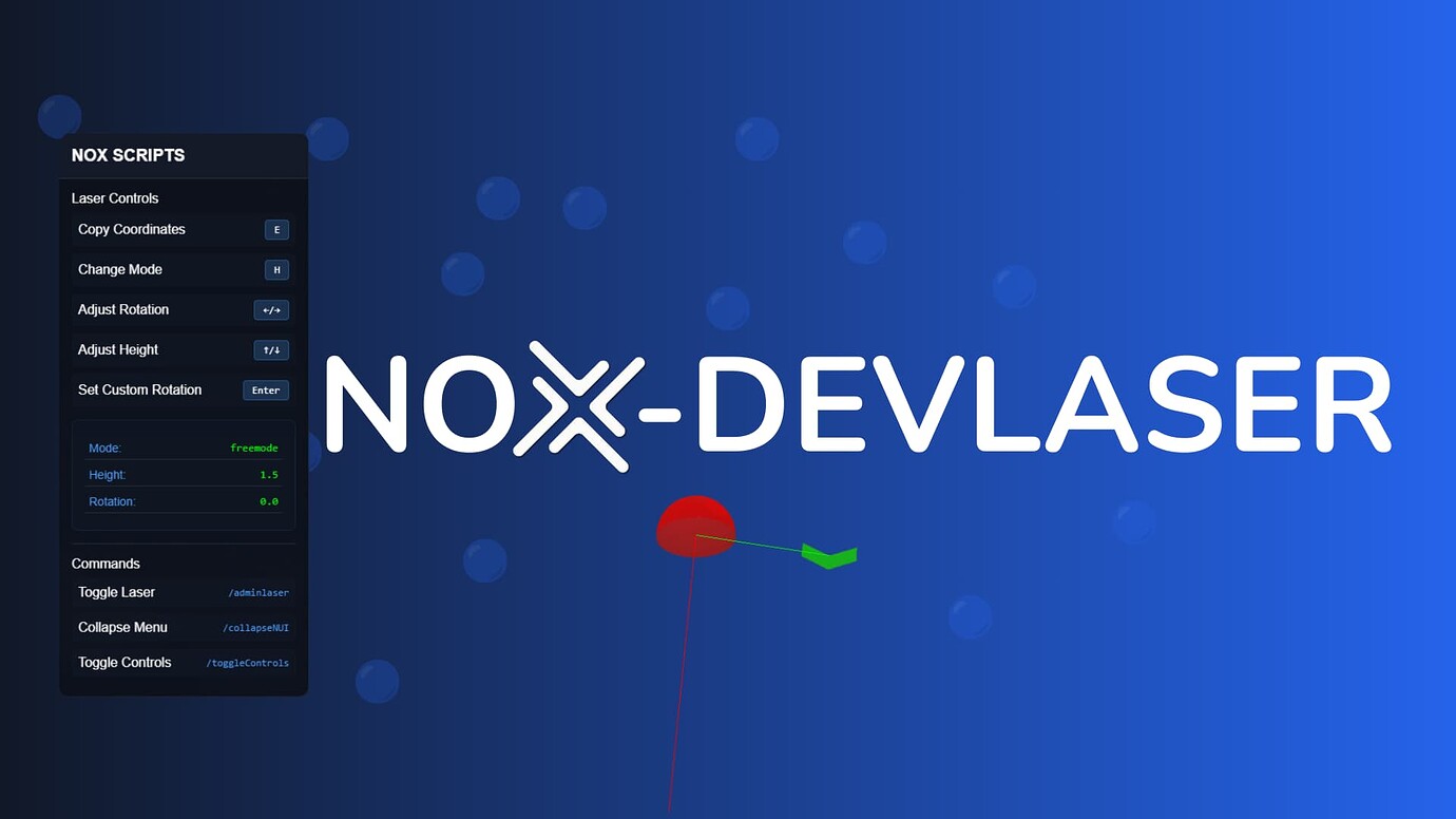 [FREE] [ESX ONLY] NOX DevLaser – Developer Laser Tool for FiveM [Escrow Protected] - FiveM ...