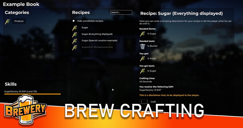 [NOW FOR RSG!]Brew Crafting - The most advanced crafting script for ...