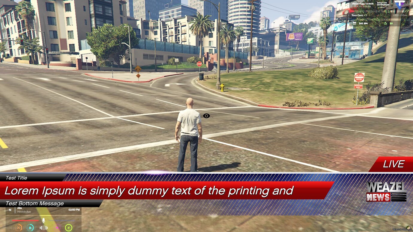 [FREE] [STANDALONE] Weazel News Display - FiveM Releases - Cfx.re Community