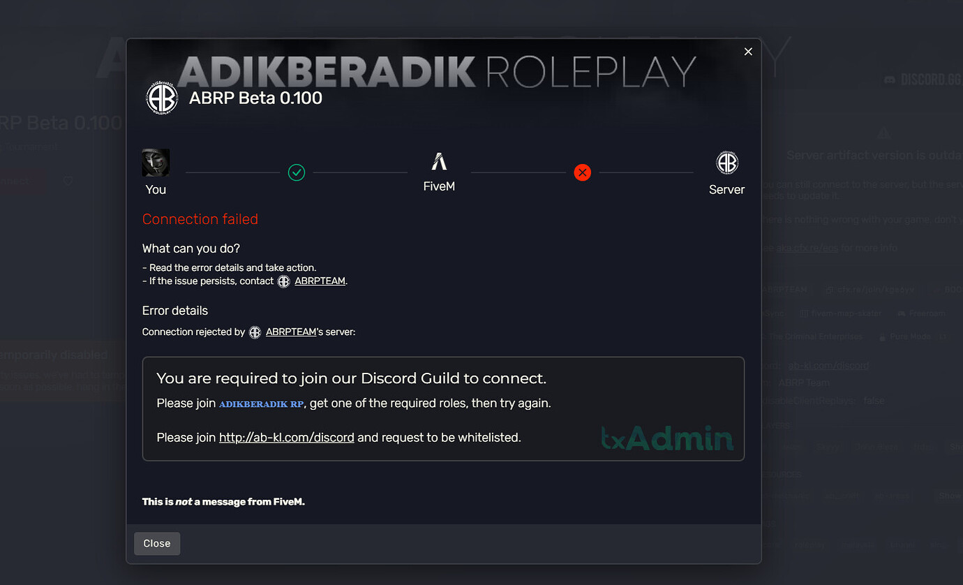 FiveM Network Thread Problems at 400+~ players (every player timed out ...
