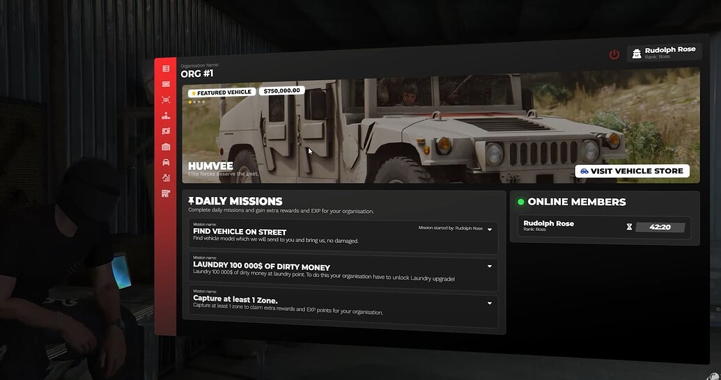 Gangs/Organisations Script! Bossmenu, Tablet, Missions, Season Pass ...