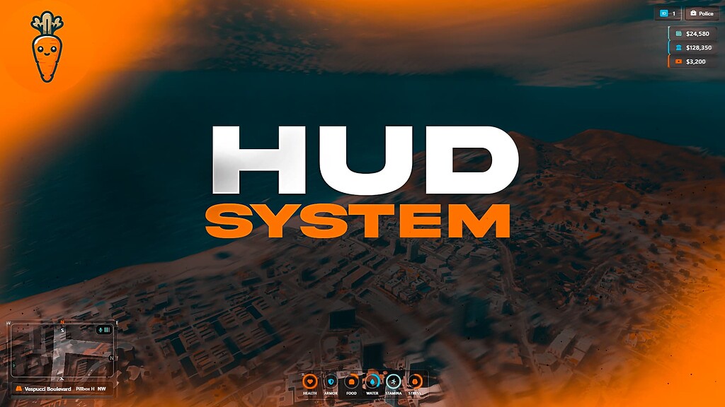[ESX/QB-CORE/QBOX] HUD System - FiveM Releases - Cfx.re Community