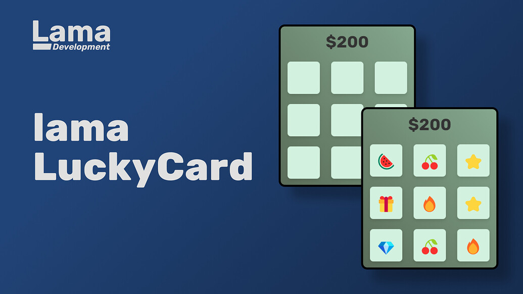 [PAID] [ESX] lamaLuckyCard - open & win! (scratch card) - FiveM ...