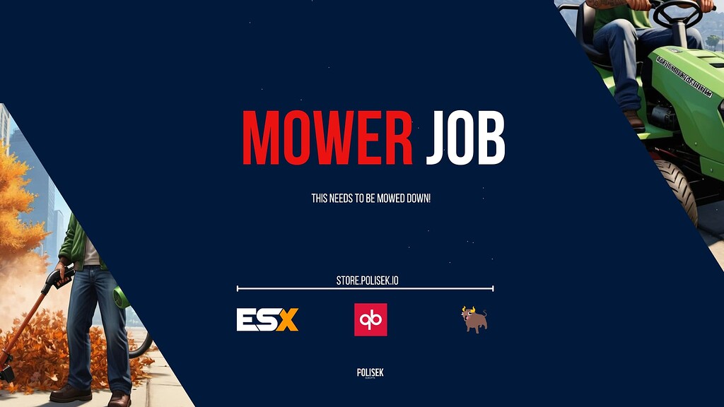 [ESX/QB/OX] Mower job - Time to clean up the garden - Releases - Cfx.re Community