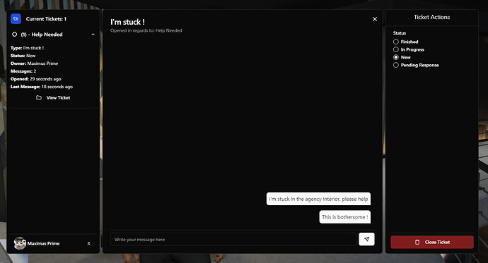 Ticket system - with discord integration (Source Available) - FiveM Releases - Cfx.re Community