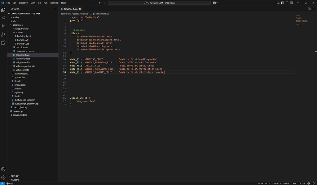 txAdmin Could not find resource file for car - Resource Support - Cfx.re Community