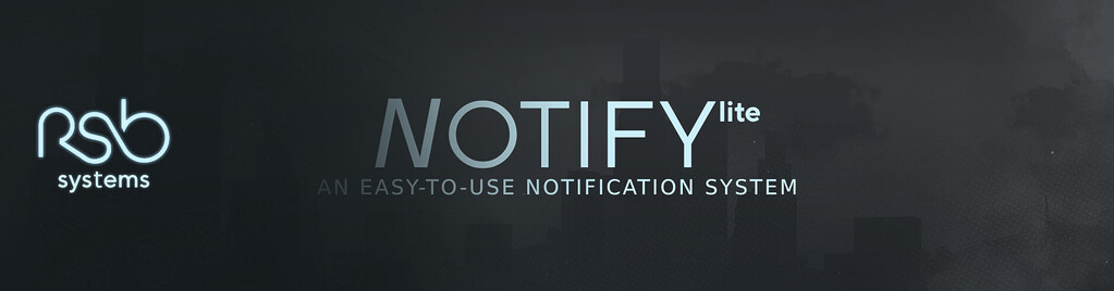 [esx Qbcore] Notify Lite An Easy To Use Notification System Fivem
