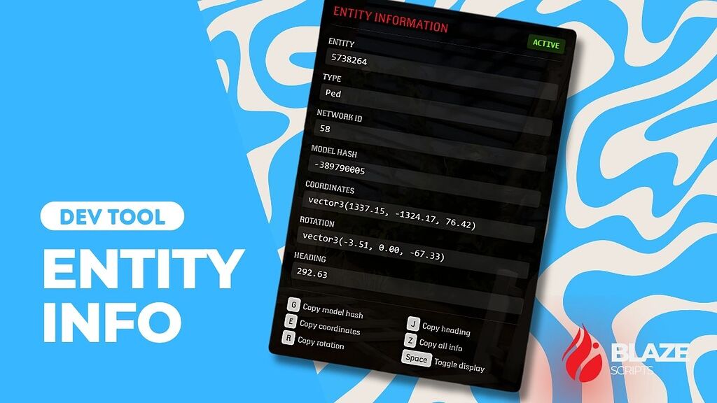 [Free] Entity Info (Developer Tool) - RedM Releases - Cfx.re Community