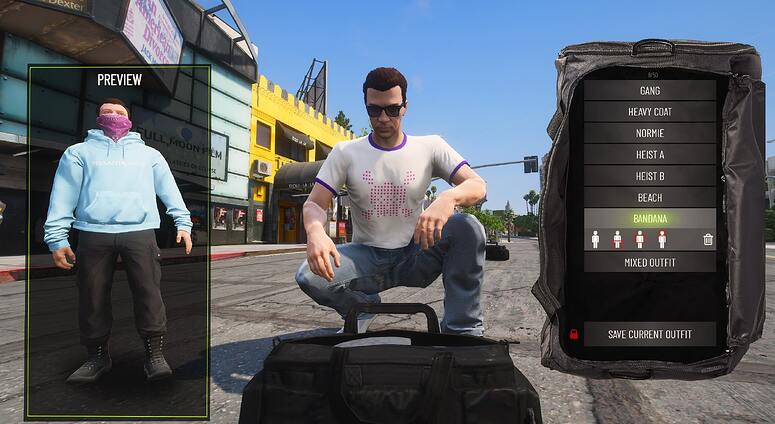 Outfit Bag 2.0 [Standalone] - FiveM Search