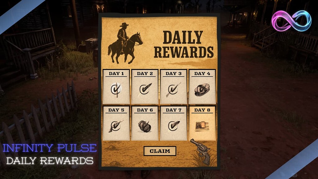 Daily Rewards - Infinity Pulse - RedM Releases - Cfx.re Community