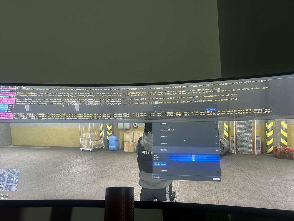 Invisible character and players/ Building textures do not load after a ...