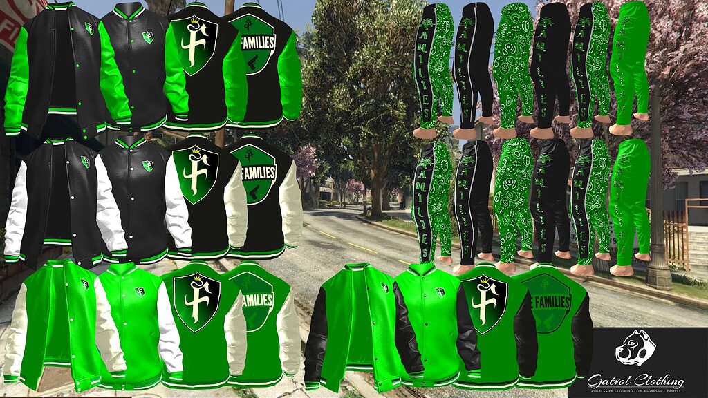 Families Jackets for Male and Female [Lore Friendly] [On Sale] - FiveM ...