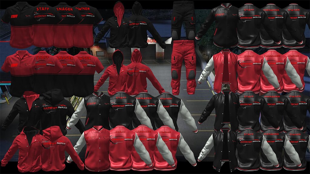 Harmony Repair Mech Bundle For male and female - FiveM Releases - Cfx ...