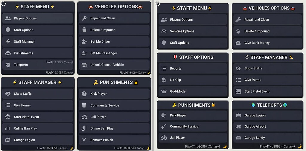 [PAID] Rocco Staff Menu [ESX Edition] - FiveM Releases - Cfx.re Community