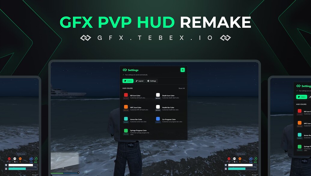FiveM PVP HUD – Clean, Responsive & FPS-Friendly Combat Interface ...