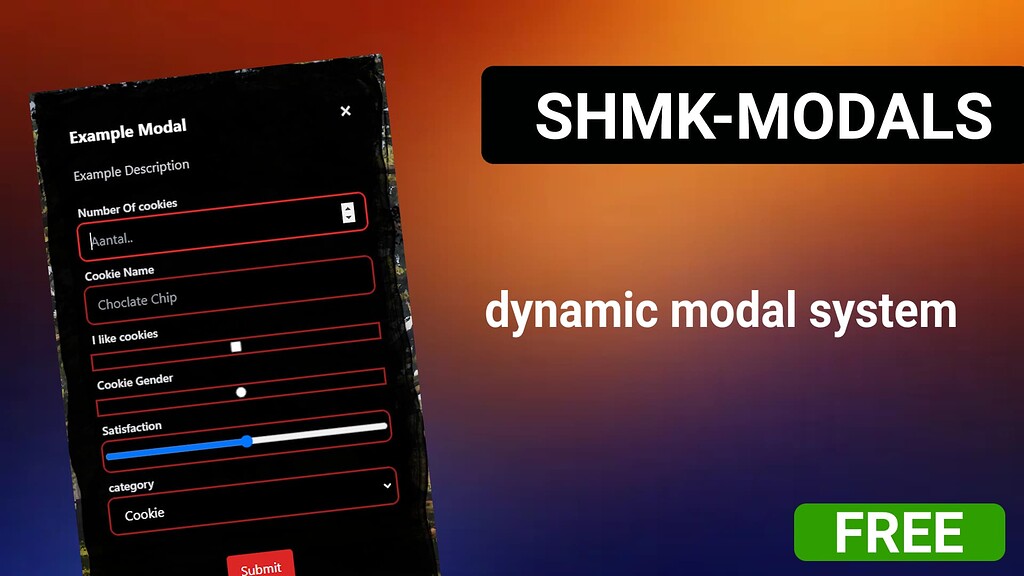 shmk-modals (Dynamic modal system) - RedM Releases - Cfx.re Community