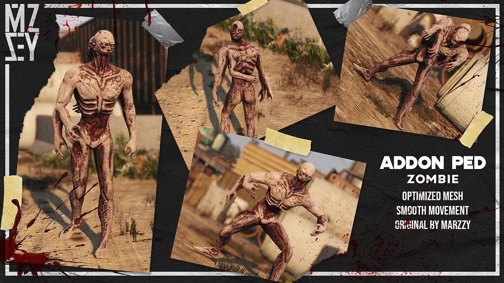 [ADDON PED] Zombie - FiveM Releases - Cfx.re Community