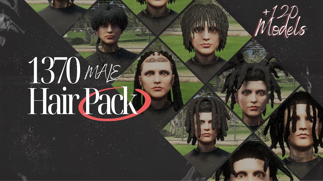 [PAID] Hairstyle Pack - +120 hairstyles / Hair pack - Releases - Cfx.re ...