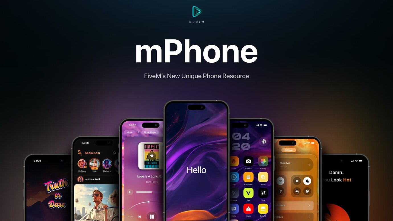 CodeM Phone (Advanced Phone Resource) - FiveM Releases - Cfx.re Community