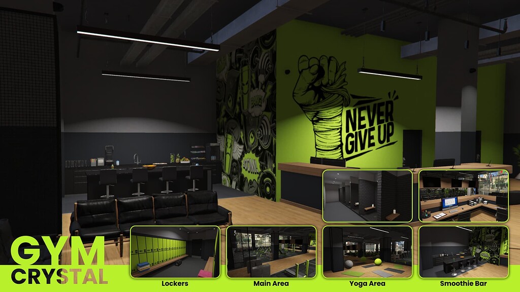 [PAID] [MLO] CRYSTAL GYM Map - FiveM Releases - Cfx.re Community