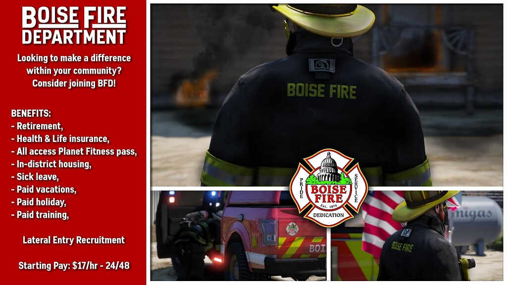 [16+] Boise State Roleplay | vMenu, Standalone, Realism, Whitelisted ...