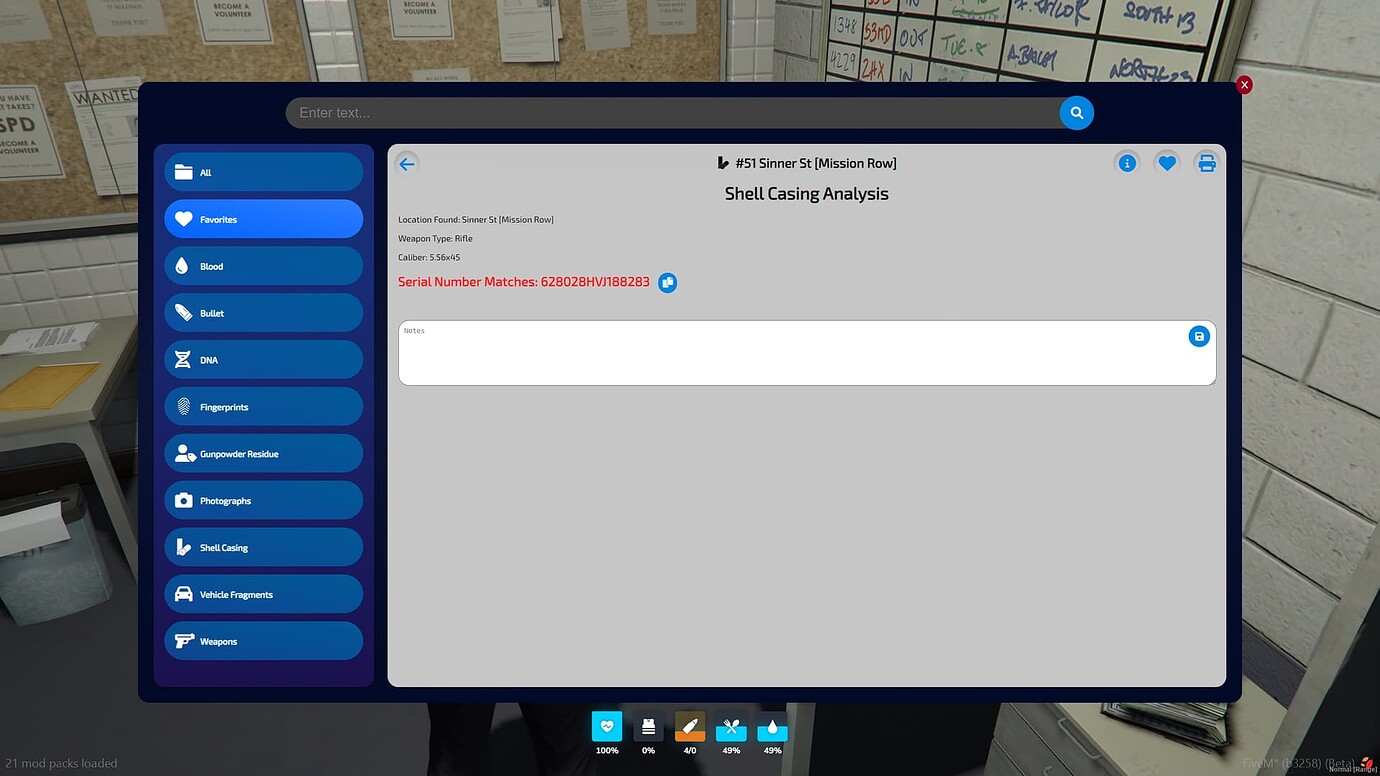 Evidence Script - FiveM Releases - Cfx.re Community