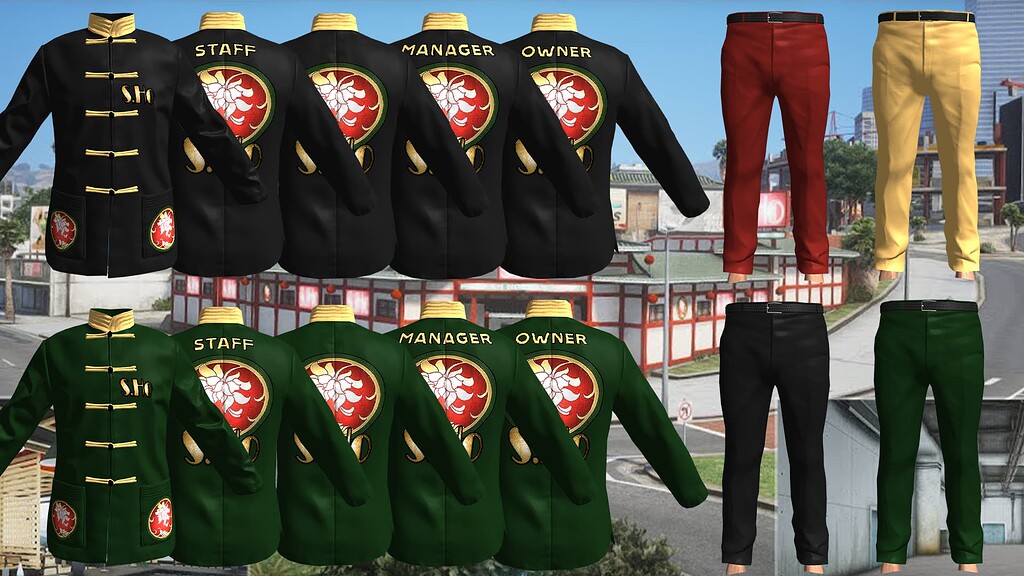 Simon Ho Korean [S.Ho] Uniform for Male and Female [Lore Friendly] - FiveM Releases - Cfx.re ...