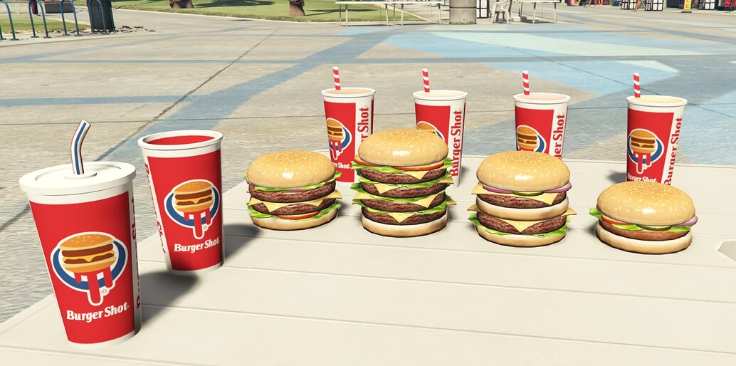 [PAID] [PROP] Burger Shot Prop + Icon Pack | 19 Items - FiveM Releases ...