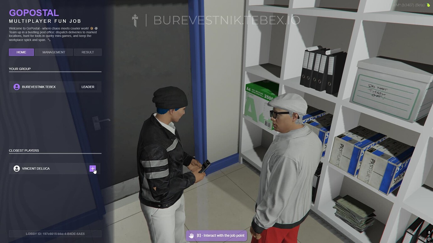 ️ [Standalone][ESX][QBCore] Multiplayer postal courier job | GoPostal job | UI | Burevestnik ...