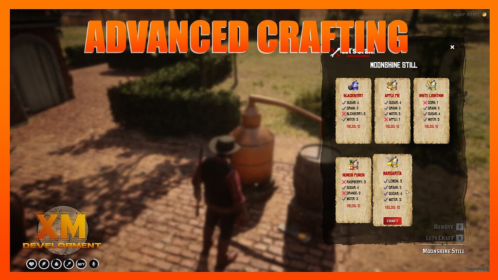 [PAID][VORP] Advanced Crafting - RedM Releases - Cfx.re Community