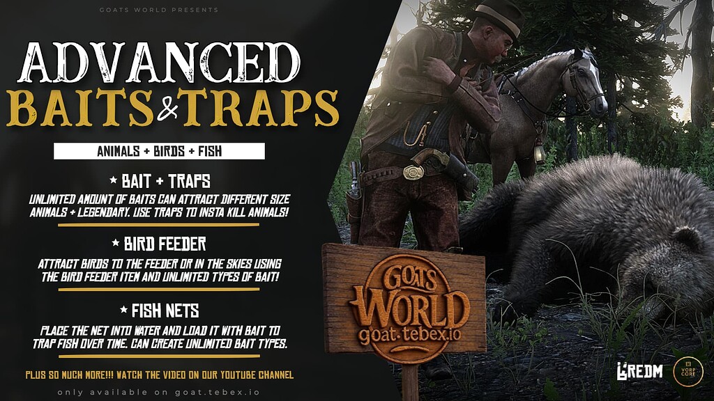 Advanced Baits & Traps - RedM Releases - Cfx.re Community