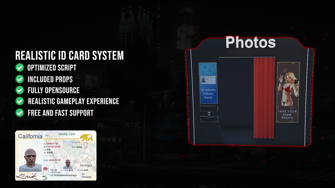 RRP - Realistic ID Card [V1][QB CORE] - FiveM Releases - Cfx.re Community