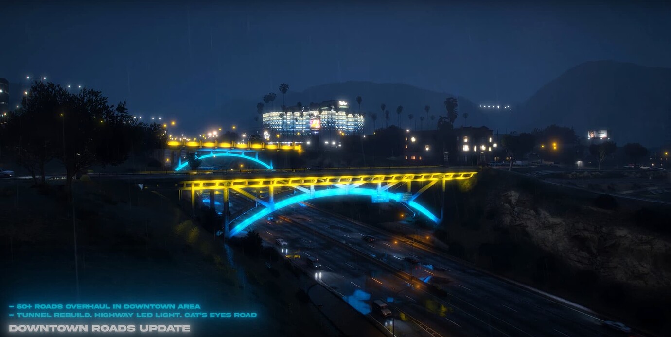 FiveM Maps | Downtown Roads Update [LEGION SQUARE] - FiveM Releases ...