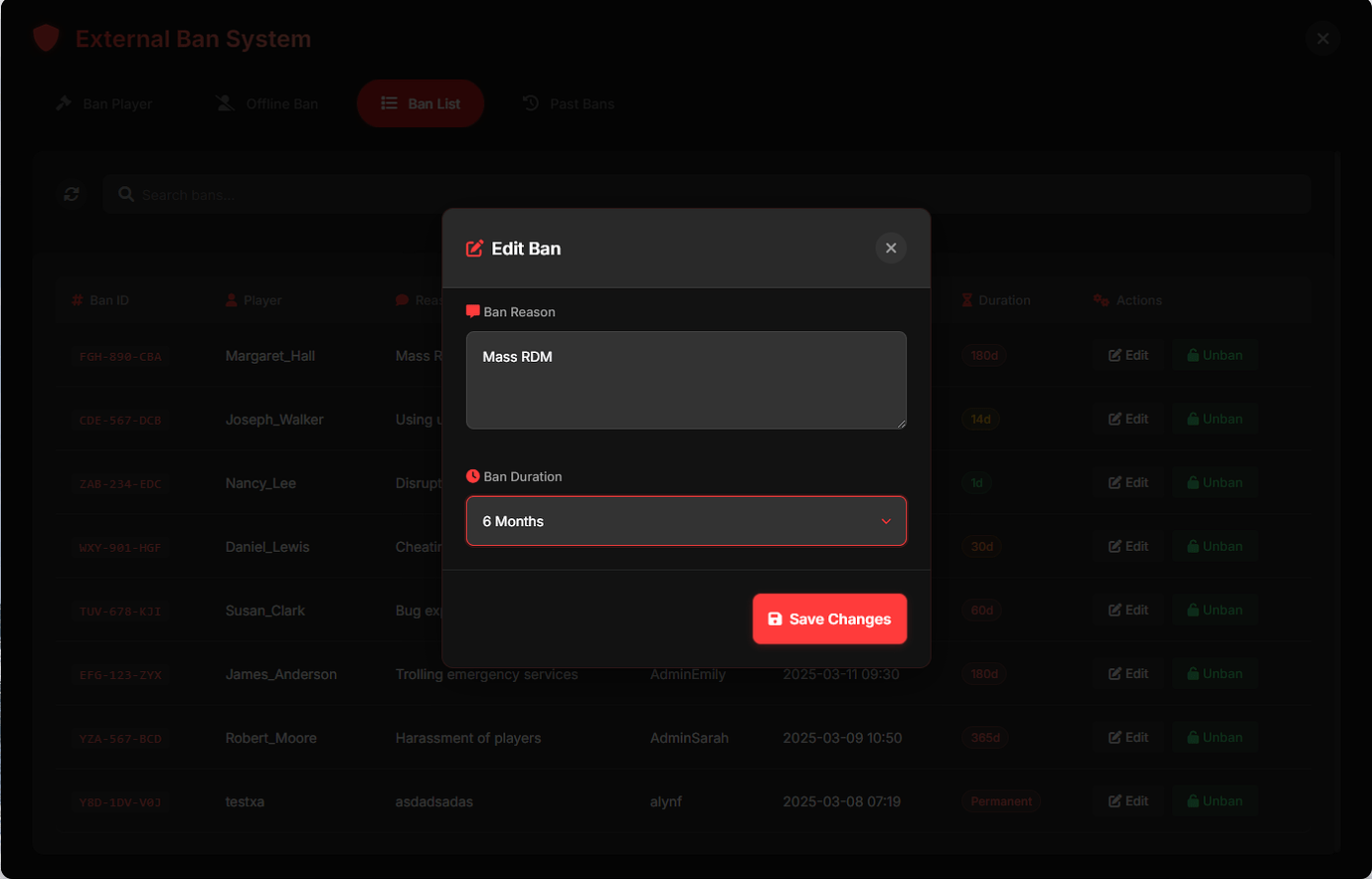 [ESX/QB/STANDALONE] Advanced Ban System - FiveM Releases - Cfx.re Community