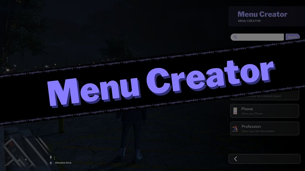 Menu Creator [ PAID ] - FiveM Releases - Cfx.re Community
