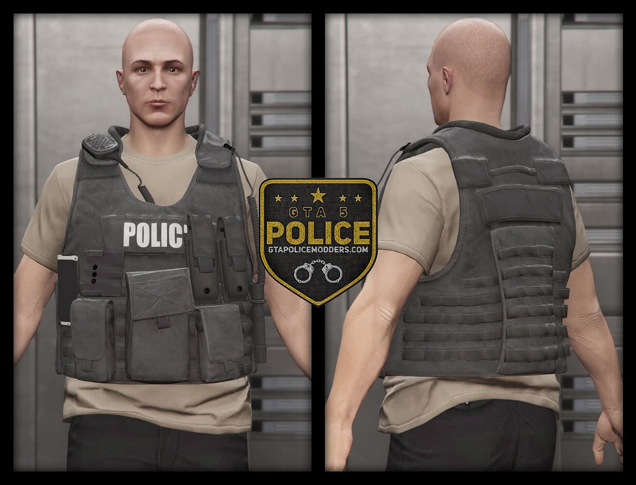 [PAID] Police Swat Style Vest (Male) - FiveM Search