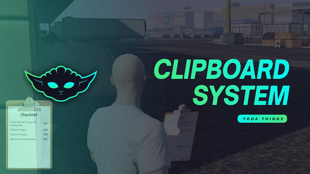 [FREE] 📋 Yoda Clipboard — Immersive Task Board - FiveM Releases - Cfx ...