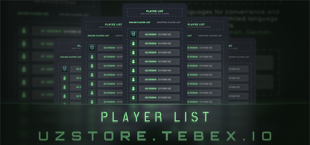Player List, ShowID (QB,ESX,QBox) - FiveM Releases - Cfx.re Community